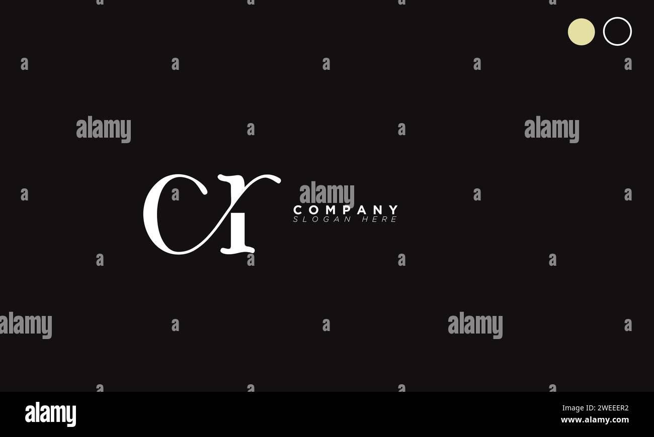 CR Alphabet letters Initials Monogram logo Stock Vector Image & Art - Alamy