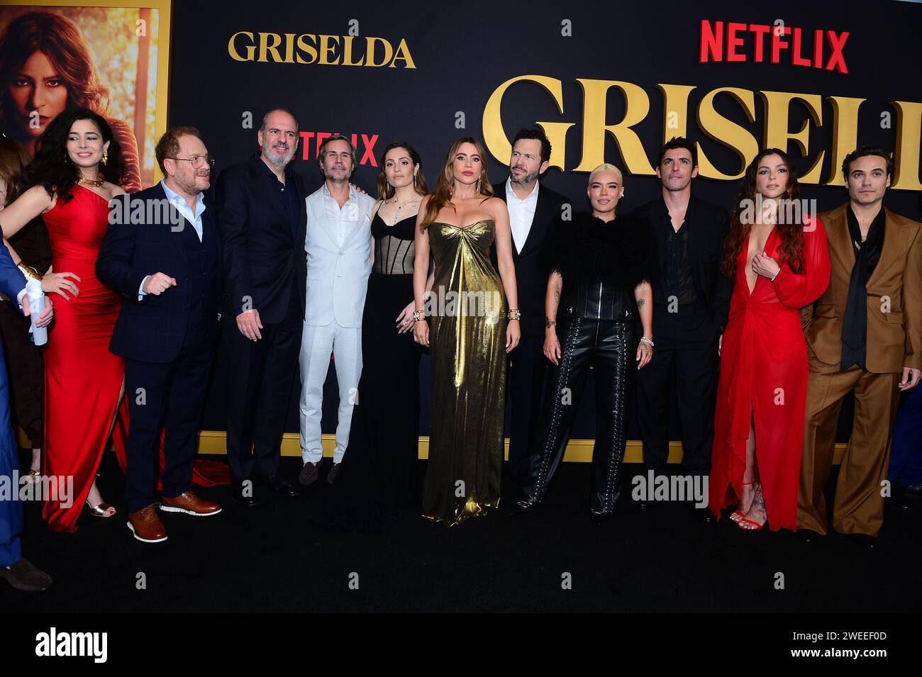 MIAMI BEACH, FLORIDA - JANUARY 23: The cast of Griselda attends the ...