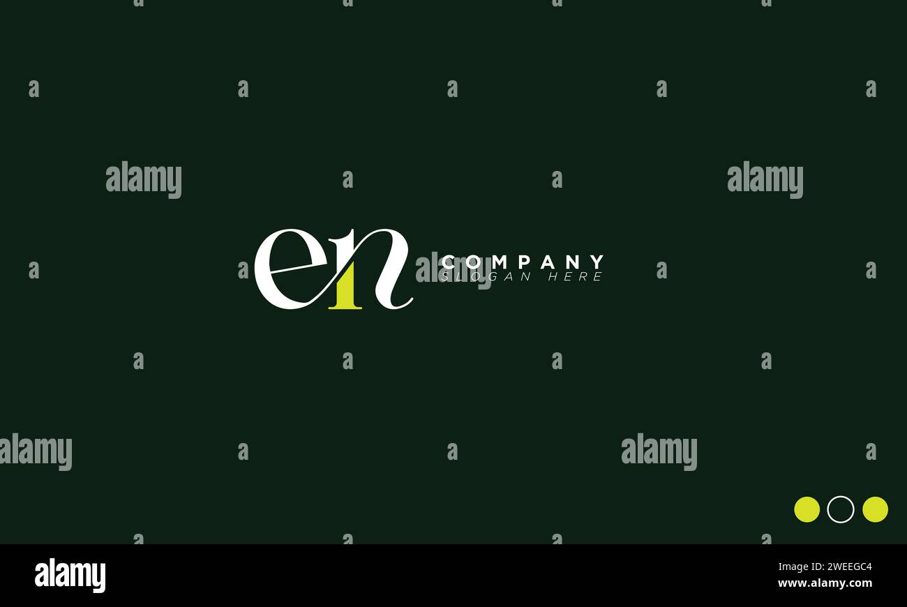 EN Alphabet letters Initials Monogram logo Stock Vector Image & Art - Alamy