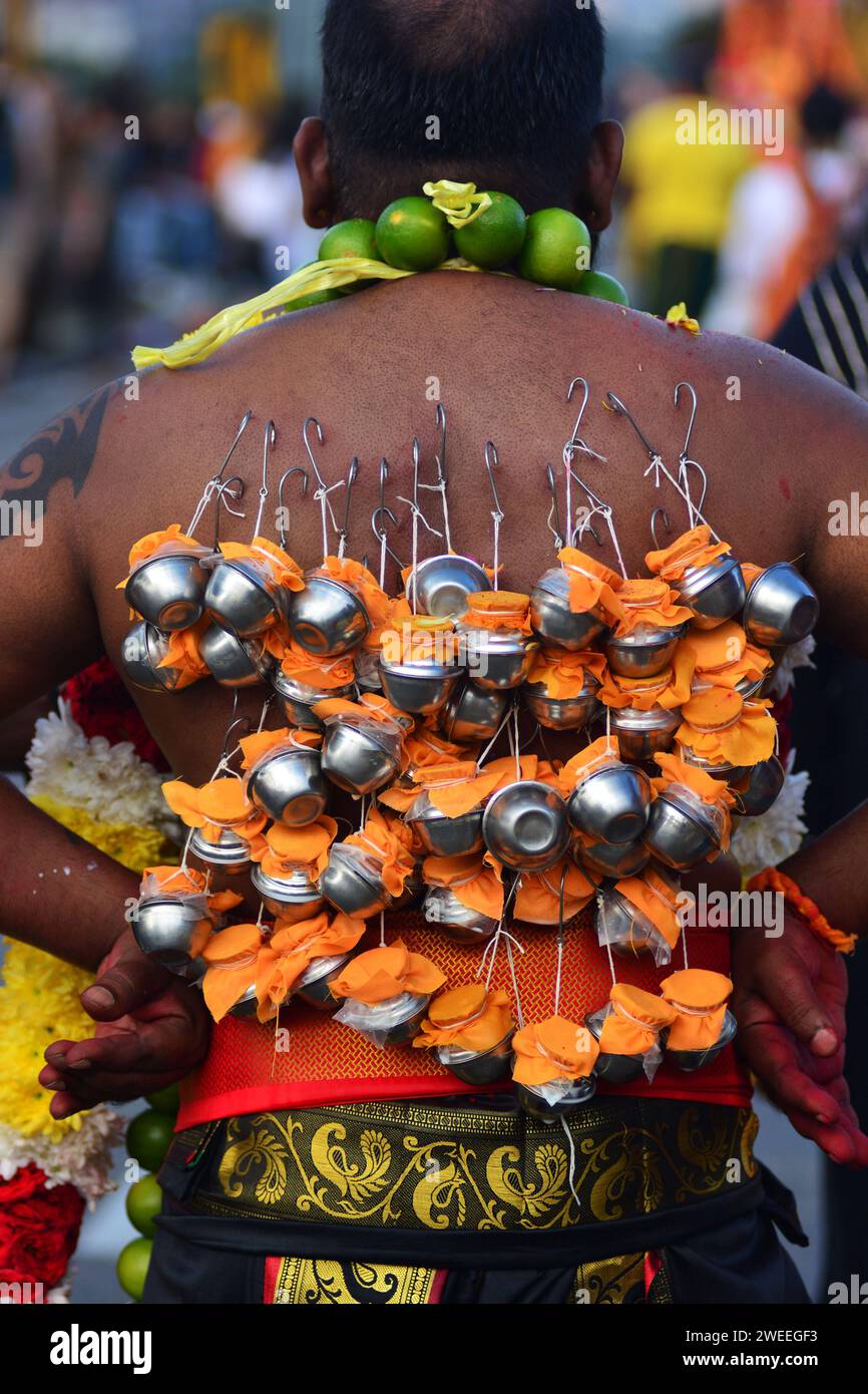 KUALA LUMPUR 25/01/2024 .Thaipusam or Thaipoosam is a Tamil Hindu ...