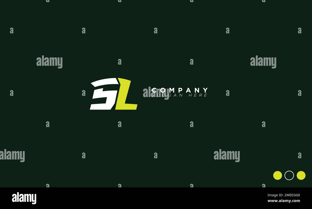 Letter sl vector vectors Stock Vector Images - Alamy