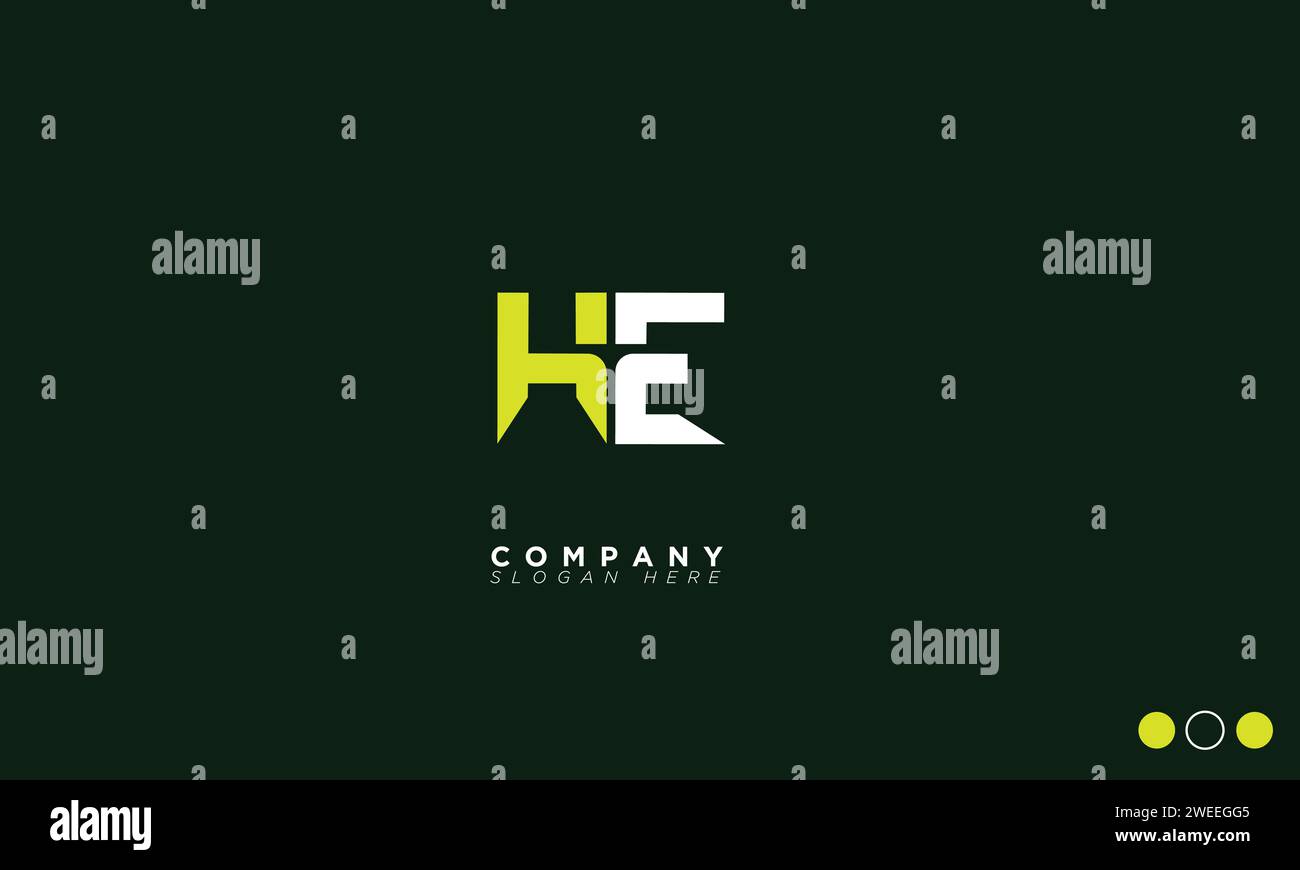 Alphabet letters initials logo hi-res stock photography and images - Alamy