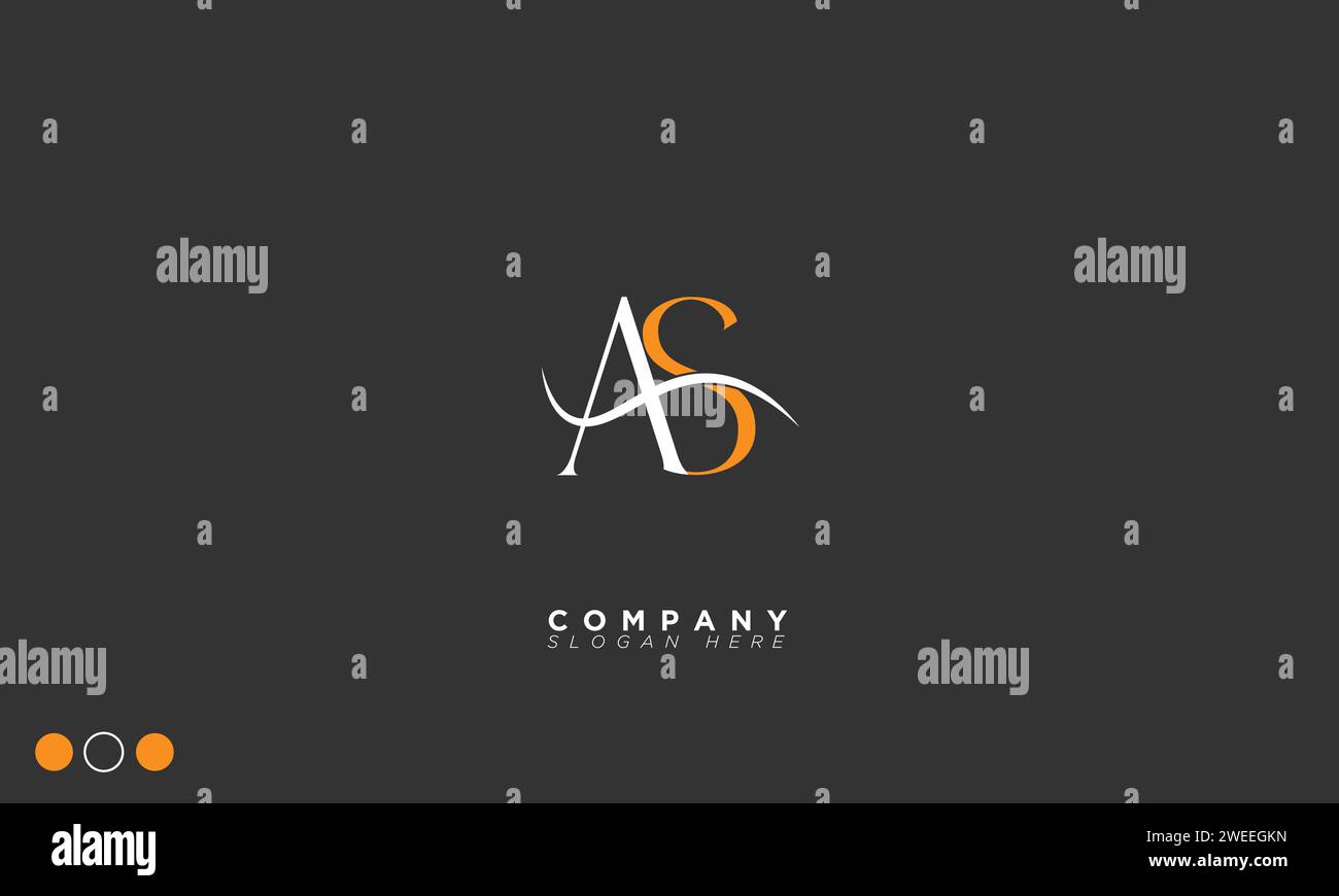 Monogram logo hi-res stock photography and images - Alamy