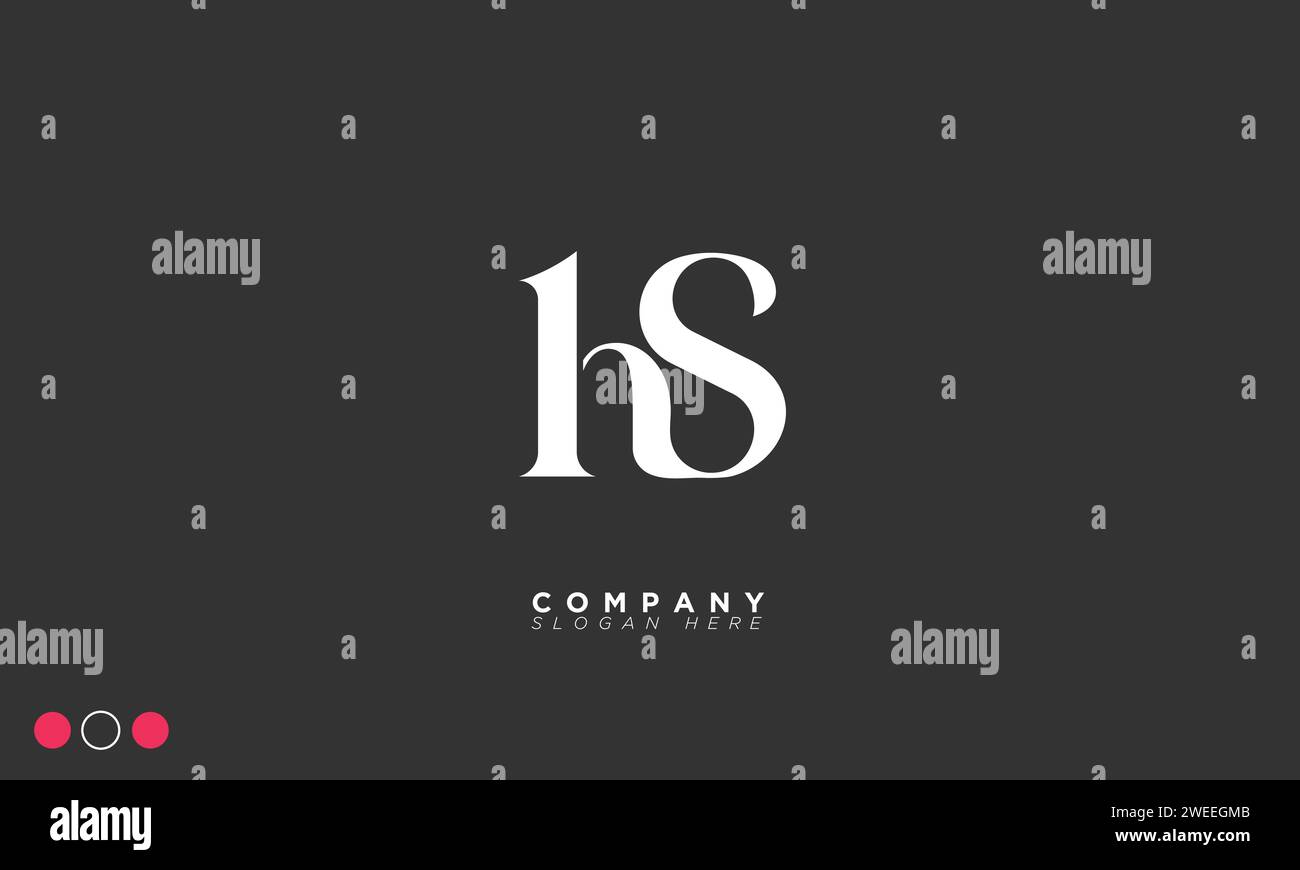 HS Alphabet letters Initials Monogram logo Stock Vector Image & Art - Alamy