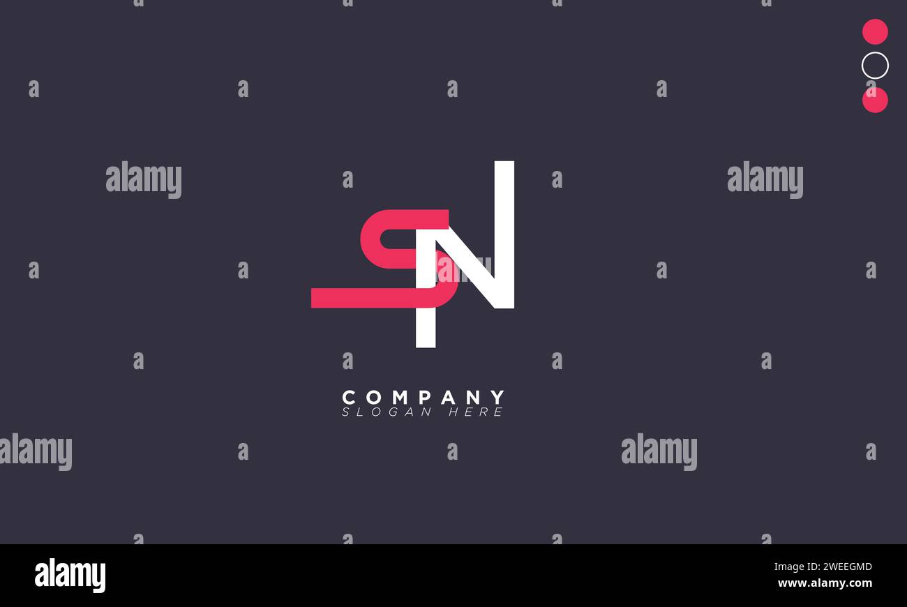 SN Alphabet letters Initials Monogram logo Stock Vector Image & Art - Alamy