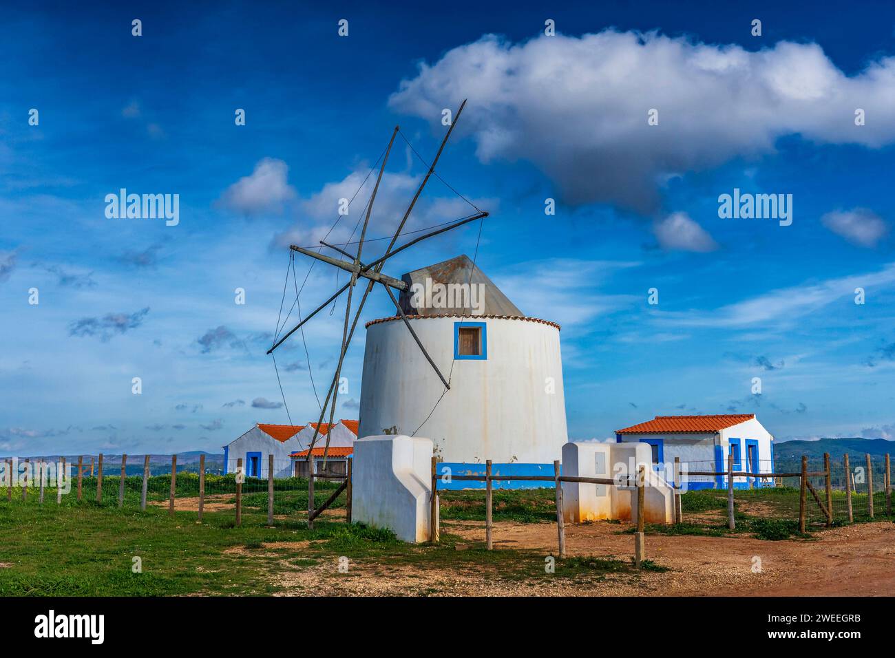 Portuguese windmill hi-res stock photography and images - Alamy