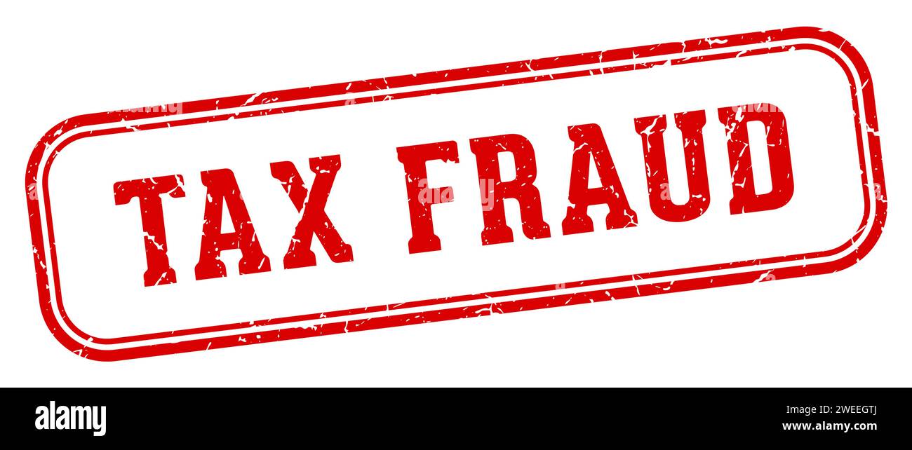tax fraud stamp. tax fraud rectangular stamp isolated on white ...