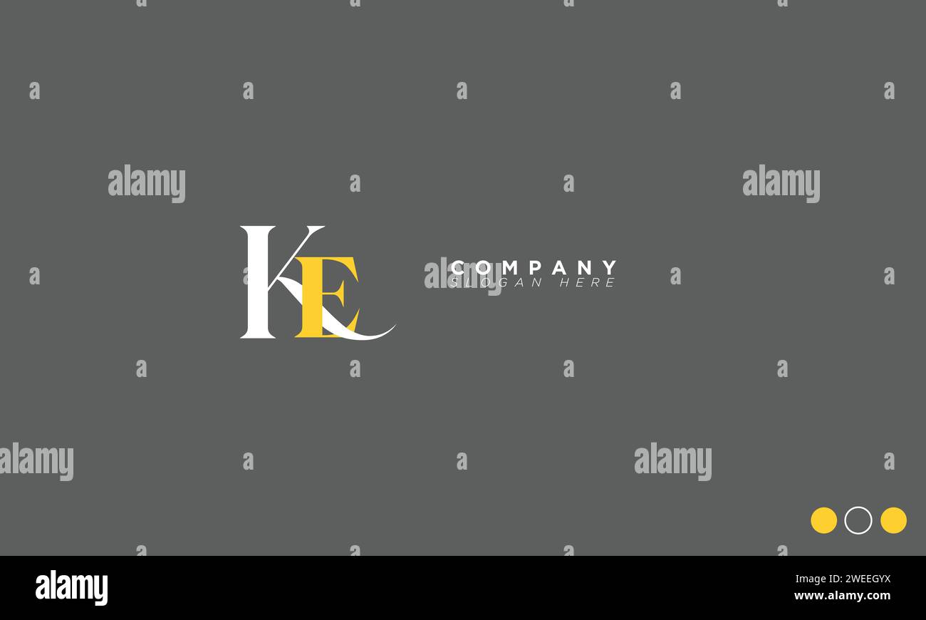 KE Alphabet letters Initials Monogram logo Stock Vector Image & Art - Alamy