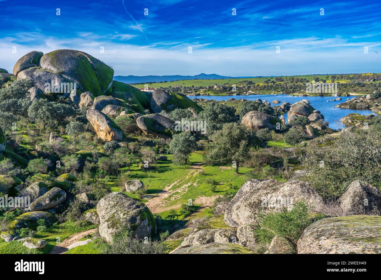 Monumeto natural de Los Barruecos (Spain Stock Photo - Alamy
