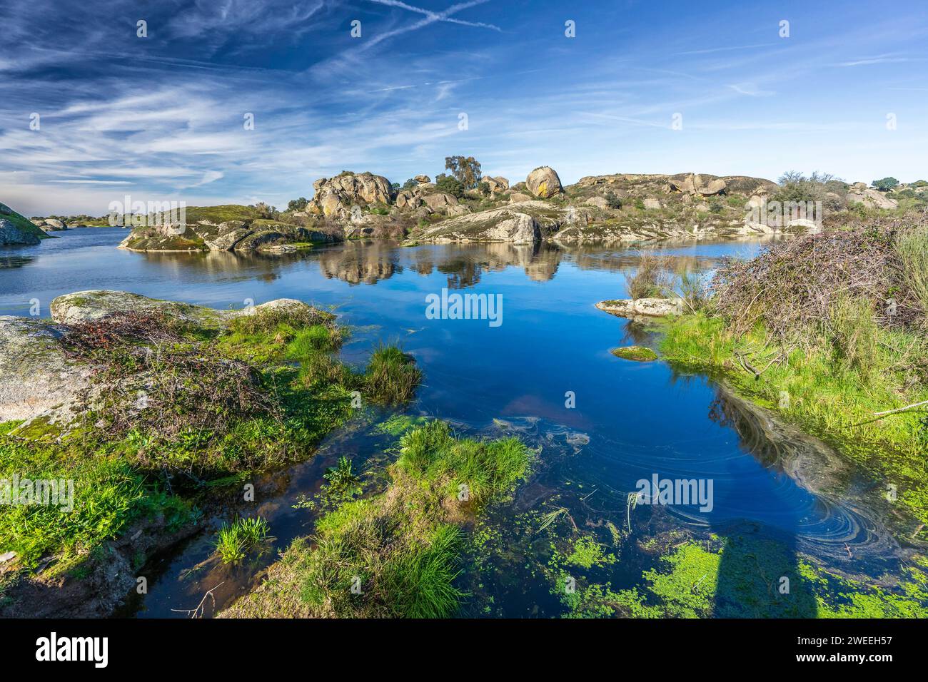 Monumeto natural de Los Barruecos (Spain Stock Photo - Alamy