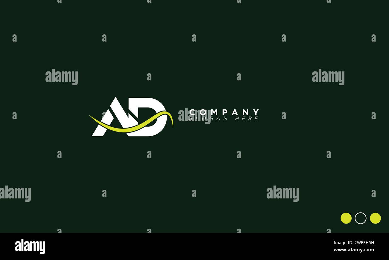 AD Alphabet letters Initials Monogram logo Stock Vector Image & Art - Alamy
