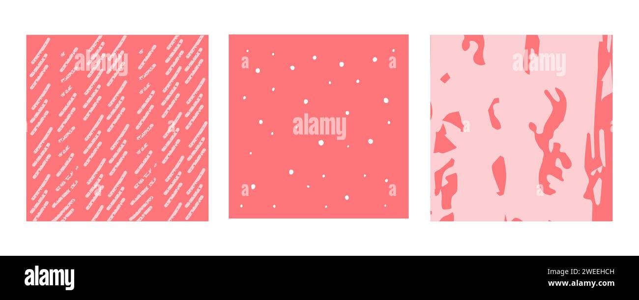 Simple Geometric Hand Drawn Irregular Patterns. Dark navy Doodle ...