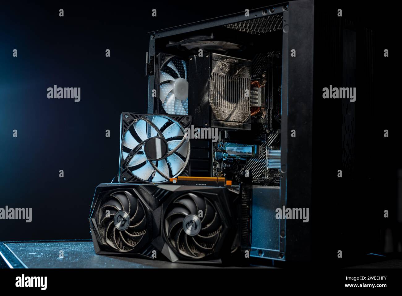 Installing or repair the air cooling system of the personal computer ...