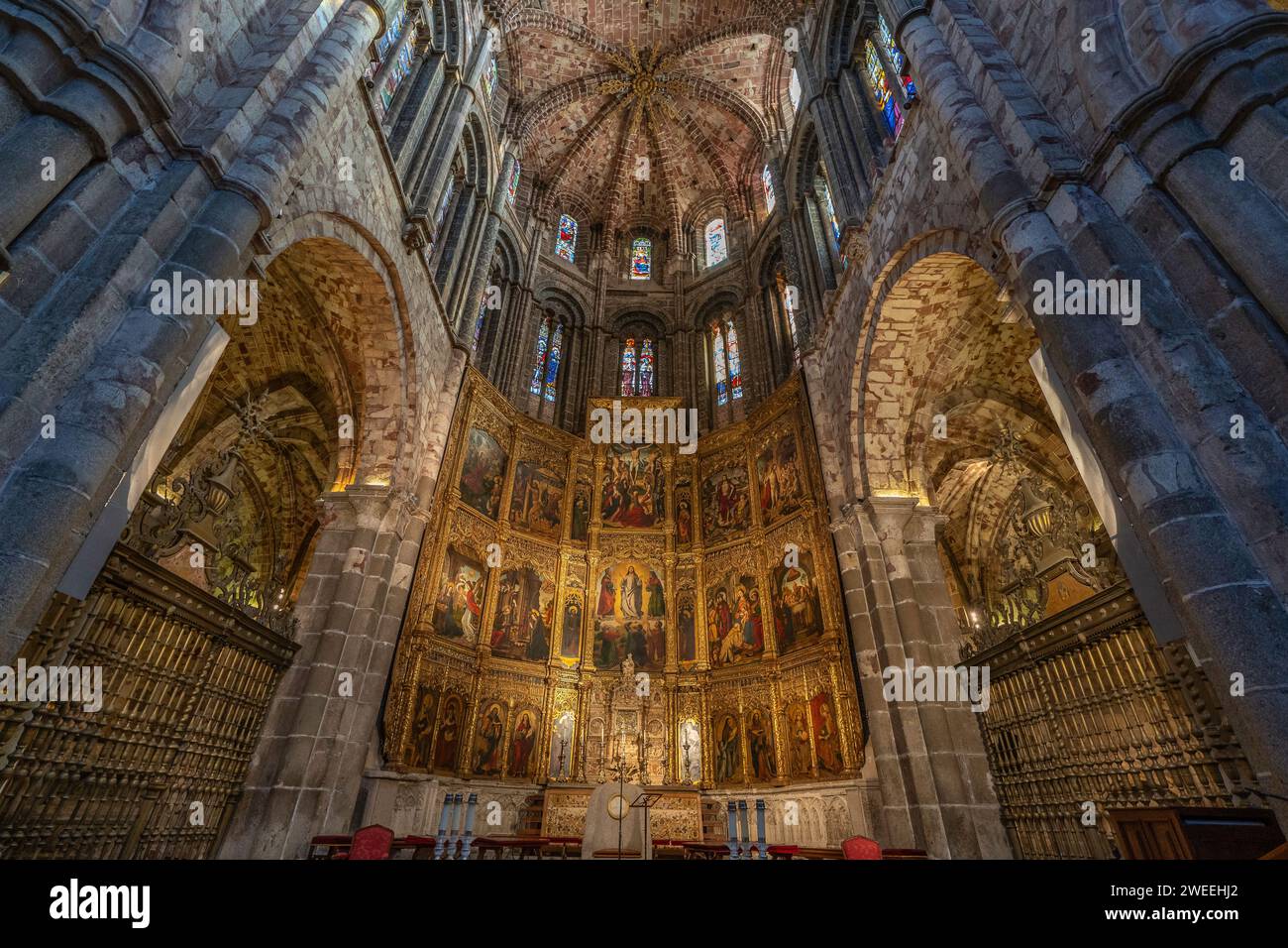 Interior of Saint Mary Cathedral , Toledo, Spain Stock Photo - Alamy