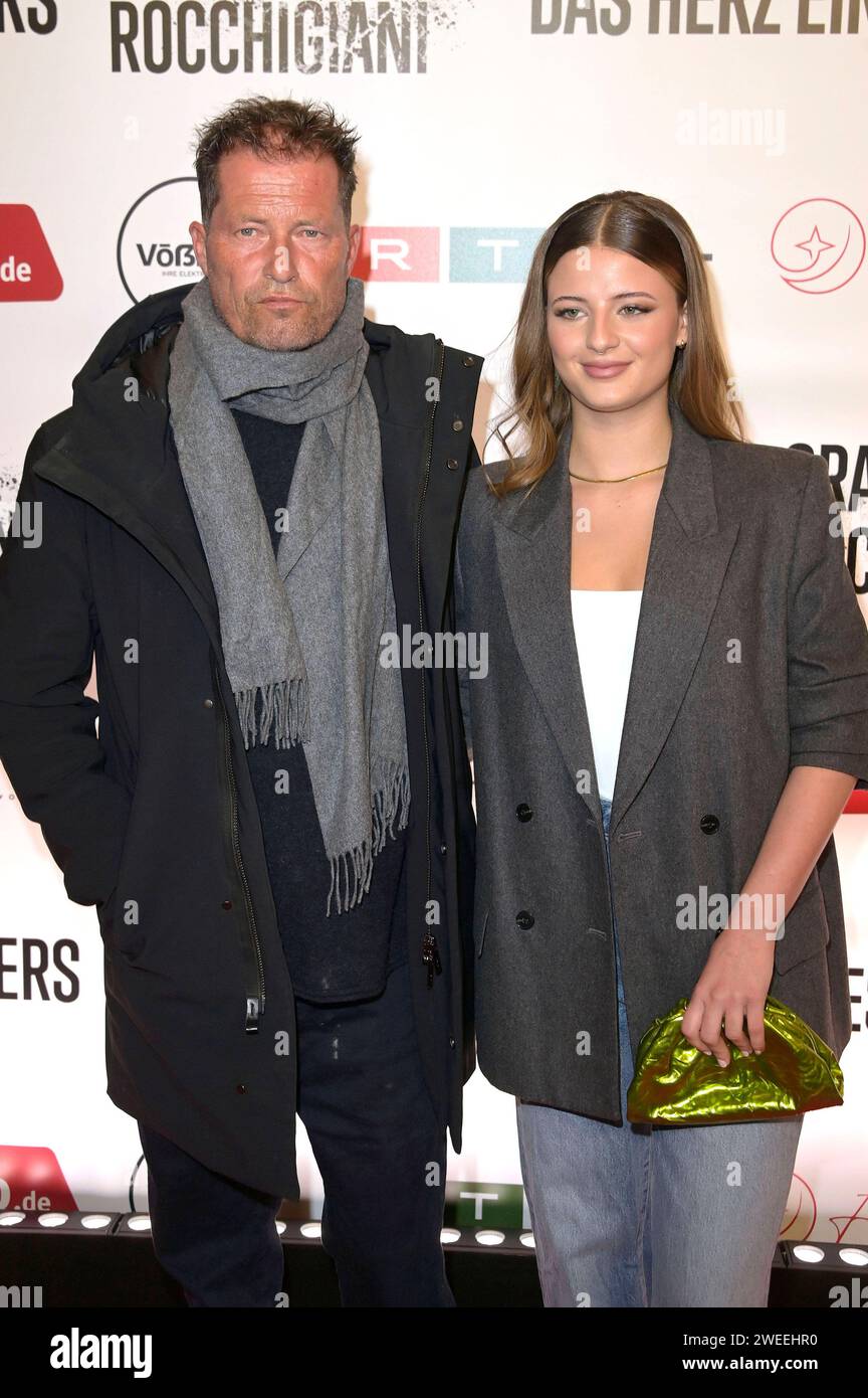 Til Schweiger mit Tochter Emma Schweiger bei der Premiere der RTL ...