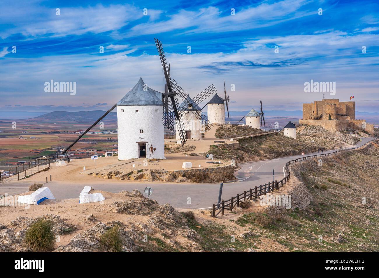 Windmills of Consuegra (Spain Stock Photo - Alamy