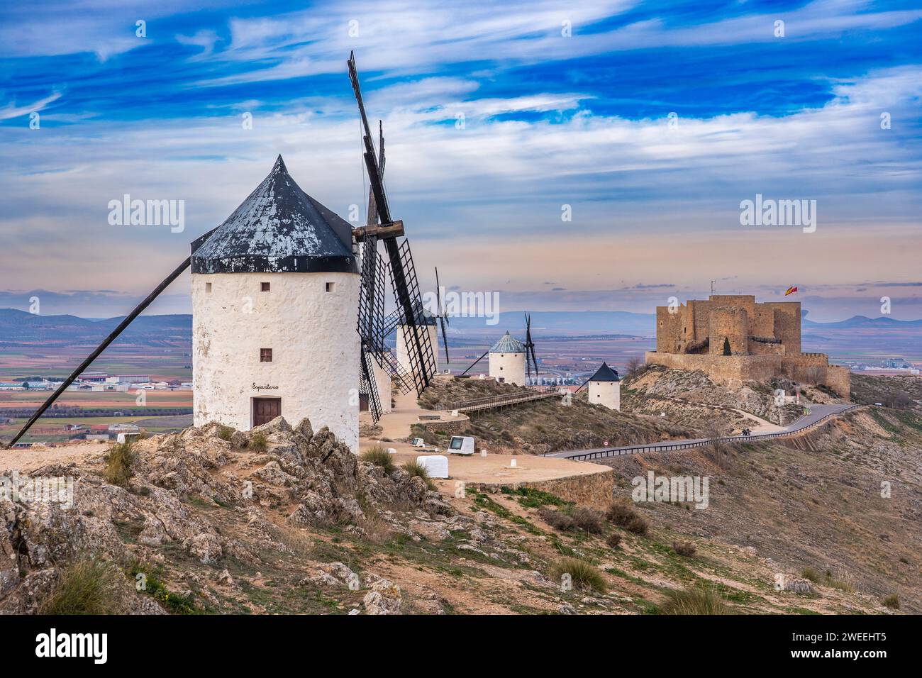 Windmills of Consuegra (Spain Stock Photo - Alamy