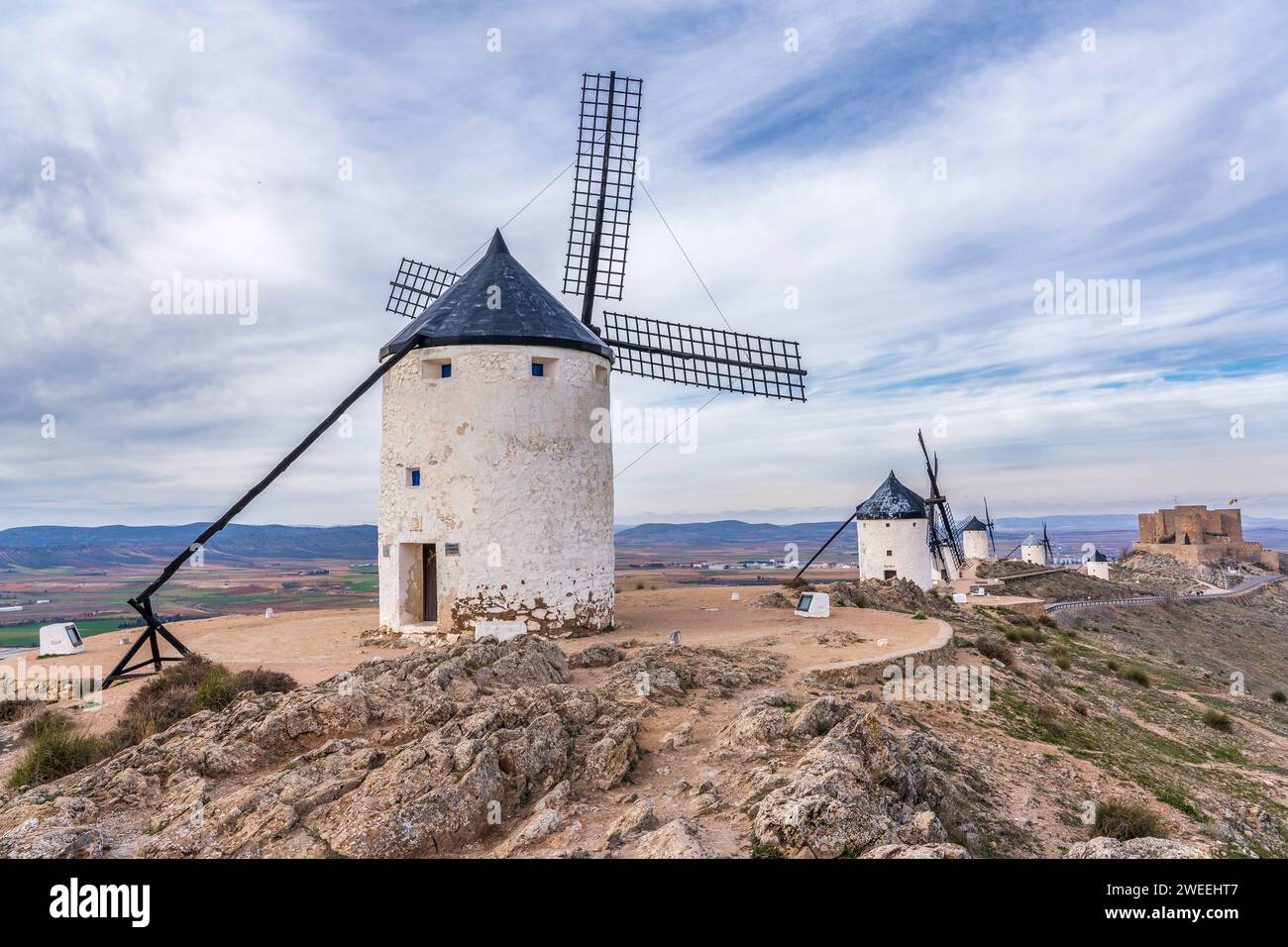Windmills of Consuegra (Spain Stock Photo - Alamy