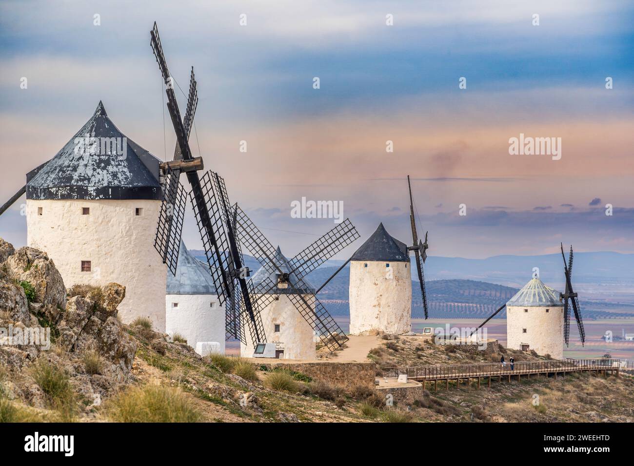 Windmills of Consuegra (Spain Stock Photo - Alamy