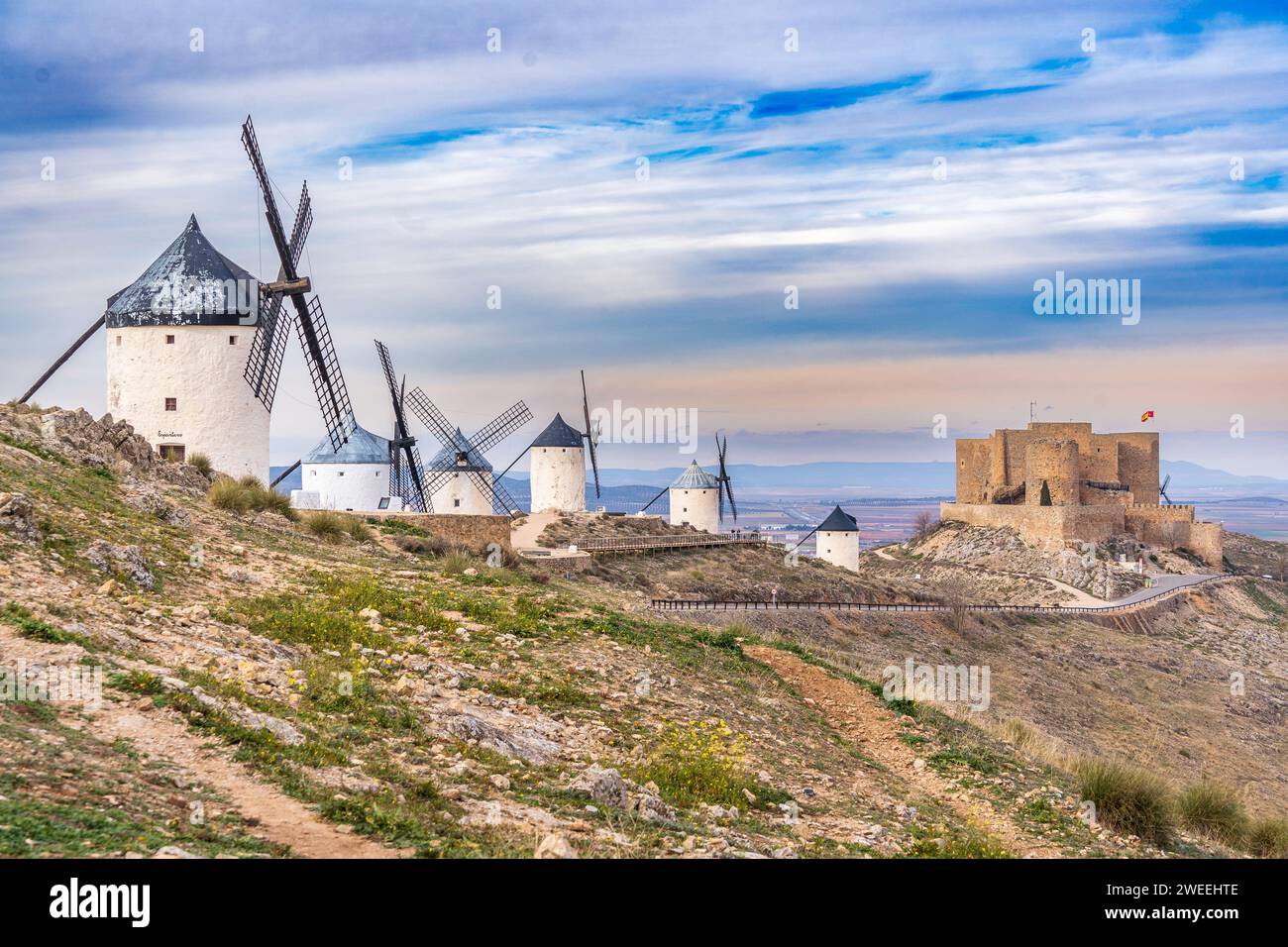 Windmills of Consuegra (Spain Stock Photo - Alamy