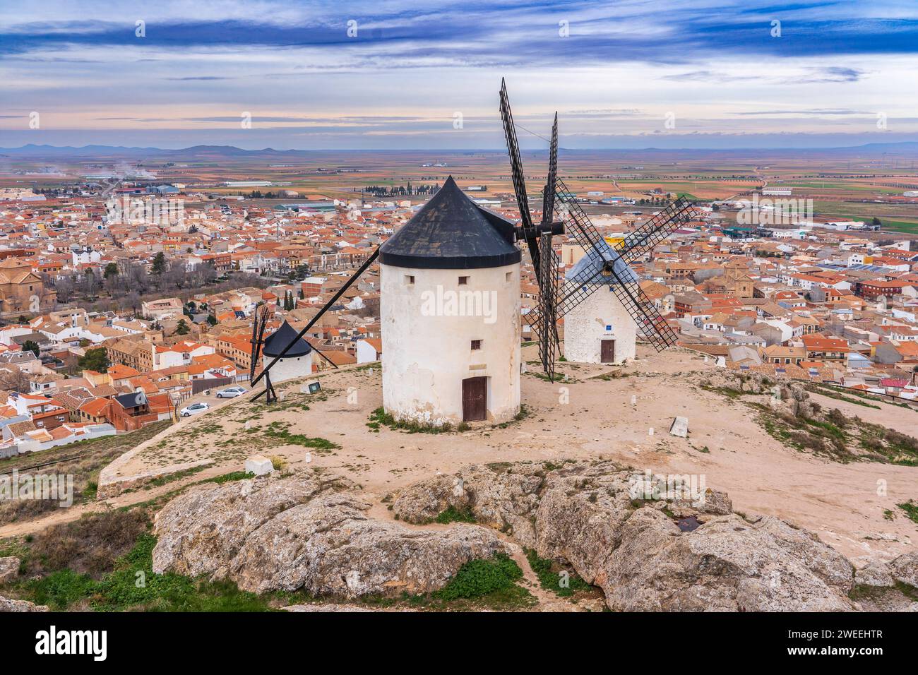 Windmills of Consuegra (Spain Stock Photo - Alamy