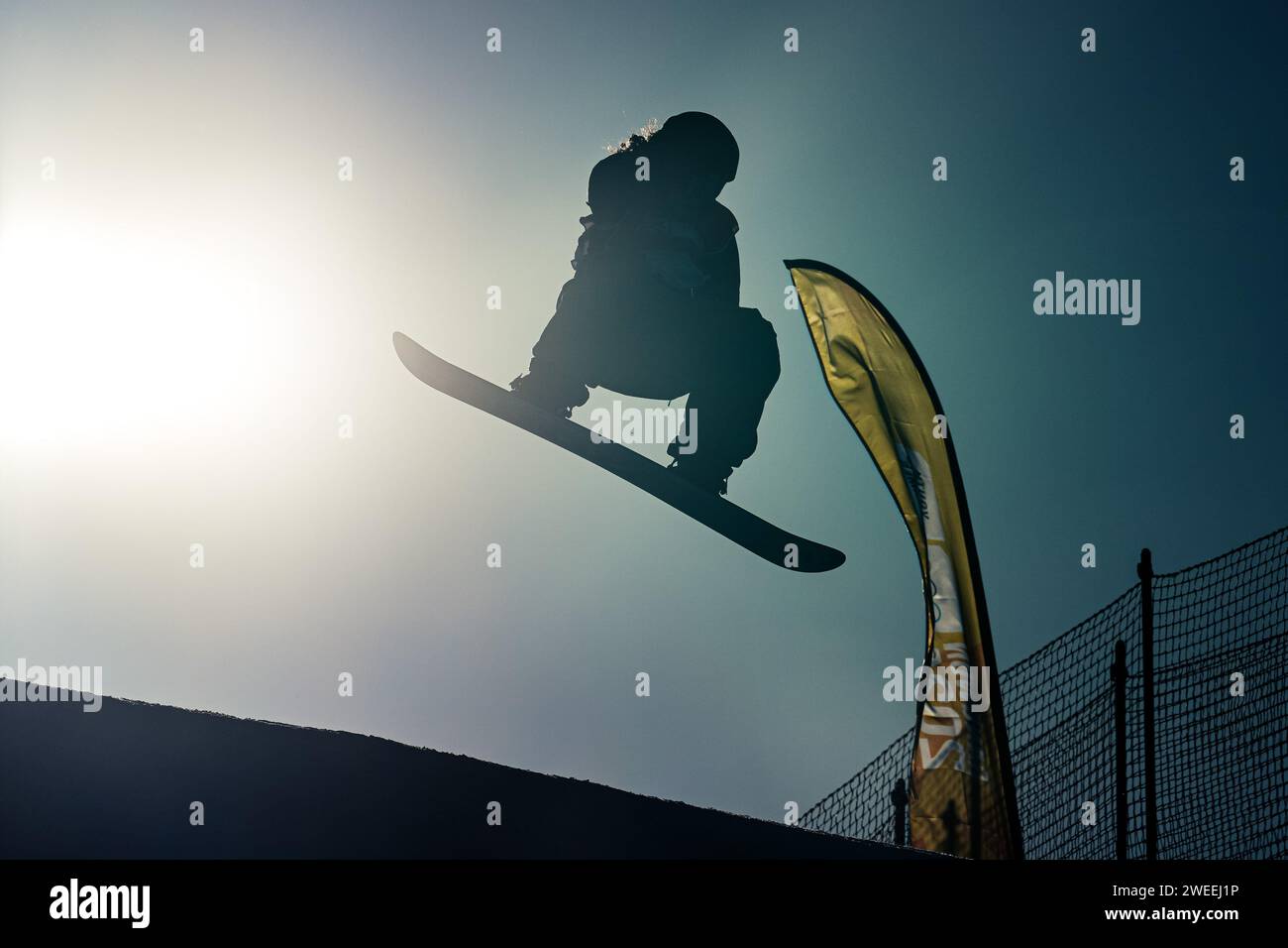 General view, JANUARY 25, 2024 - Snowboarding : Men's Slopestyle Final ...