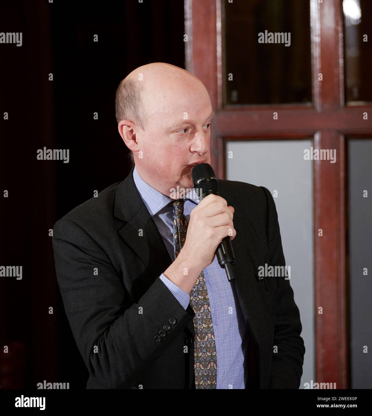 Harry Mount at The Oldie Literary Lunch 23-01-24 Stock Photo - Alamy