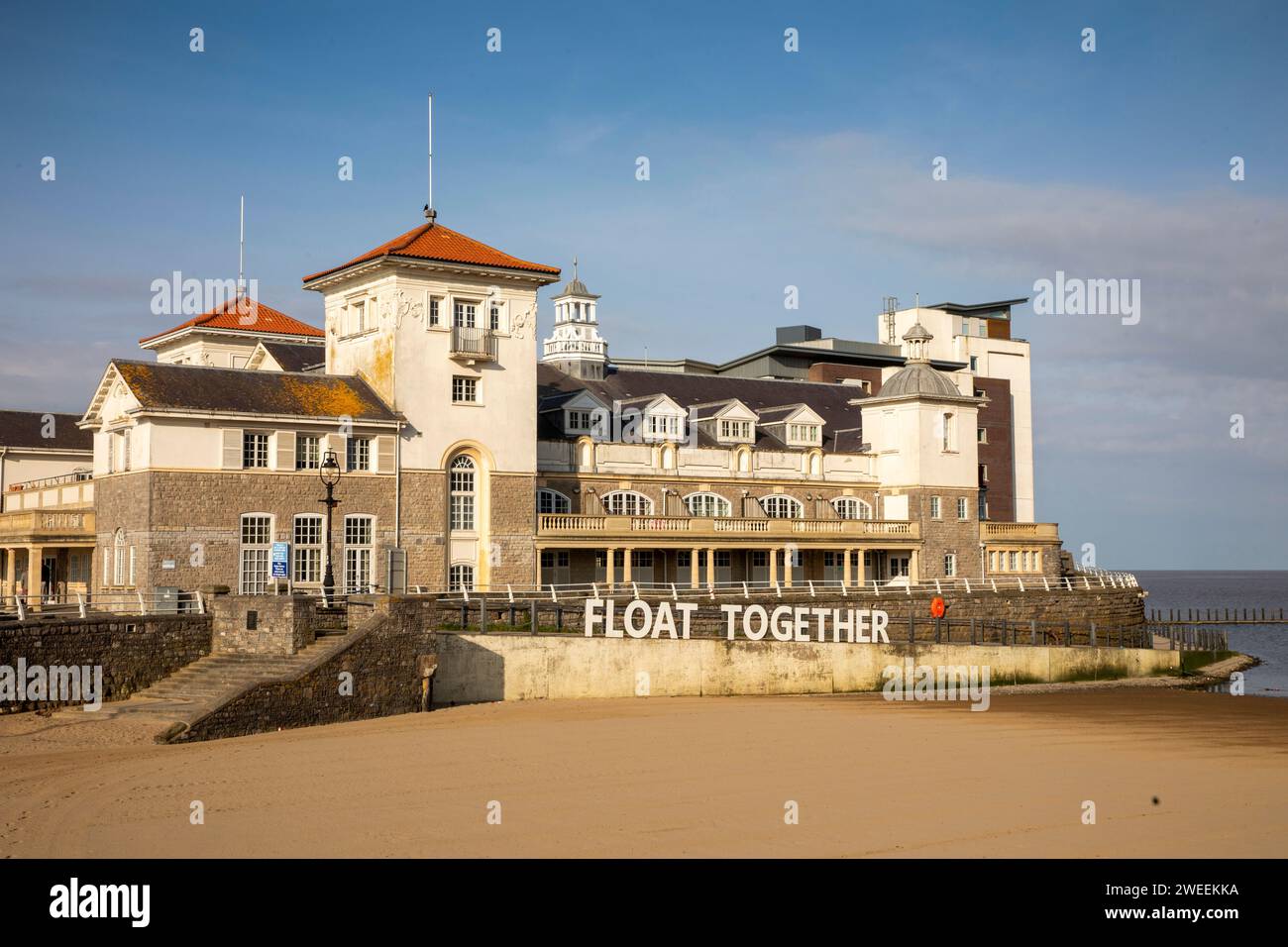 UK, England, Somerset, Weston-super-Mare, Knightstone Island, former ...