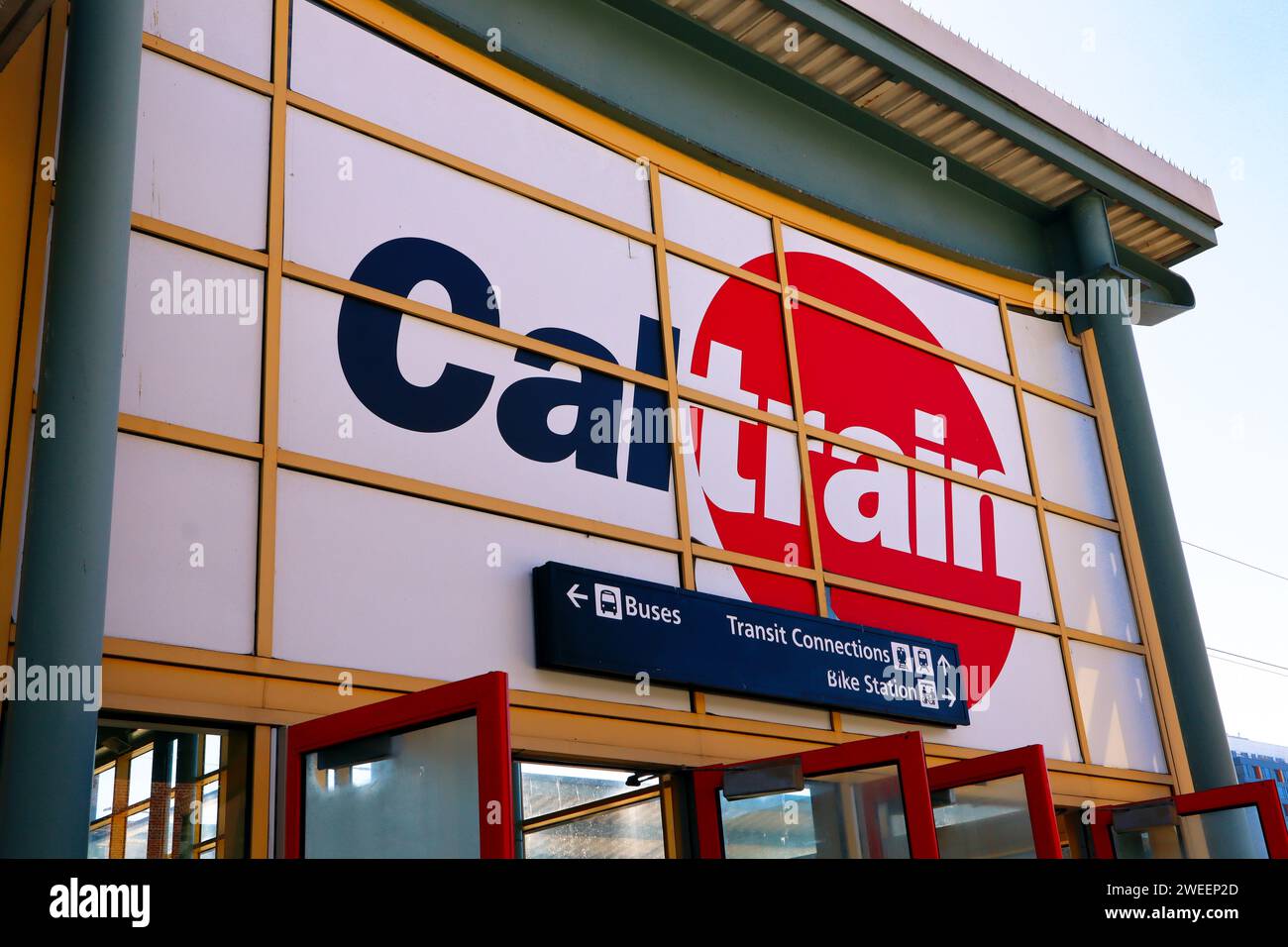 San Francisco, California: San Francisco Caltrain train Station Stock ...