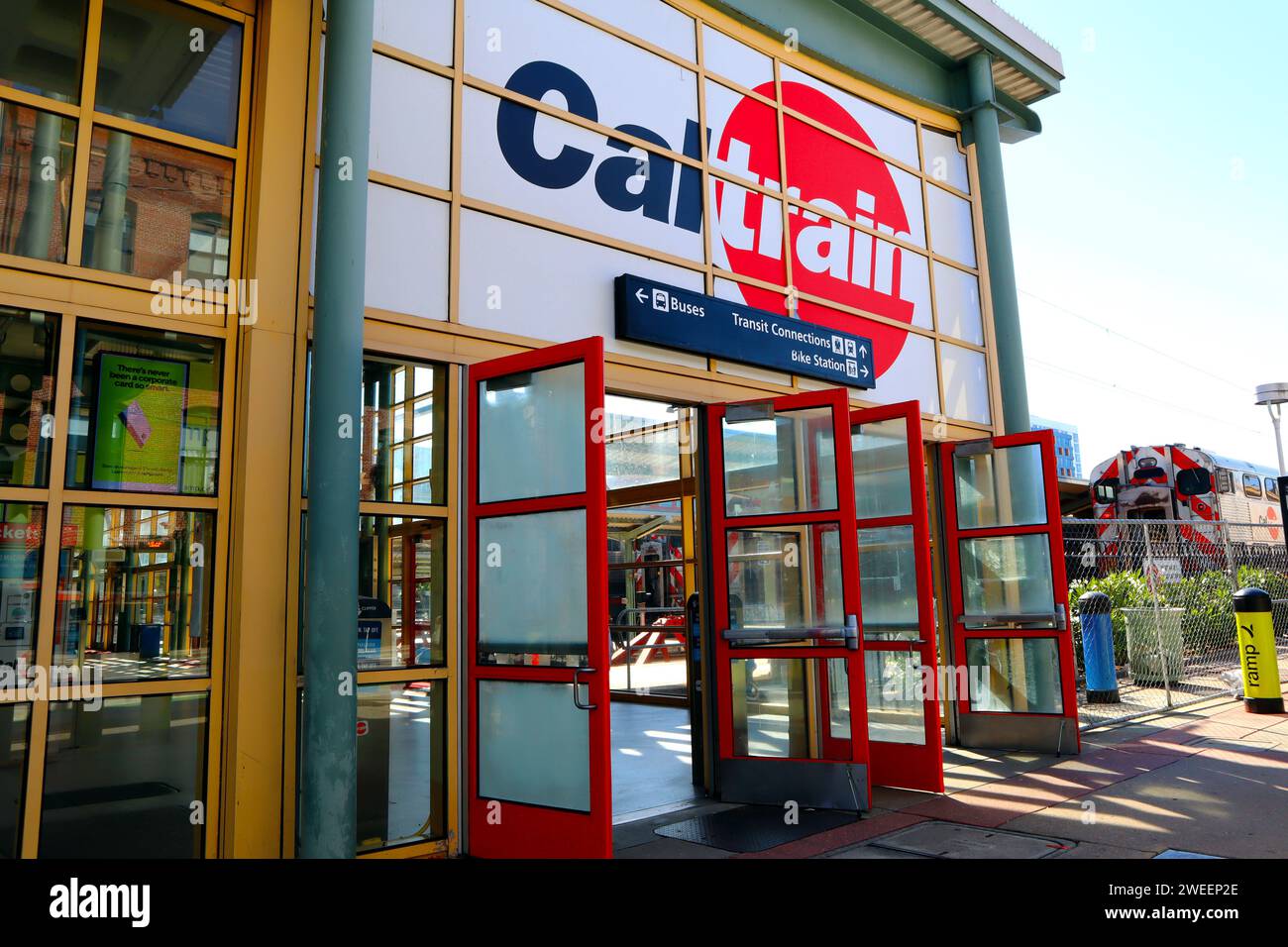 Caltrain locomotive hi-res stock photography and images - Alamy