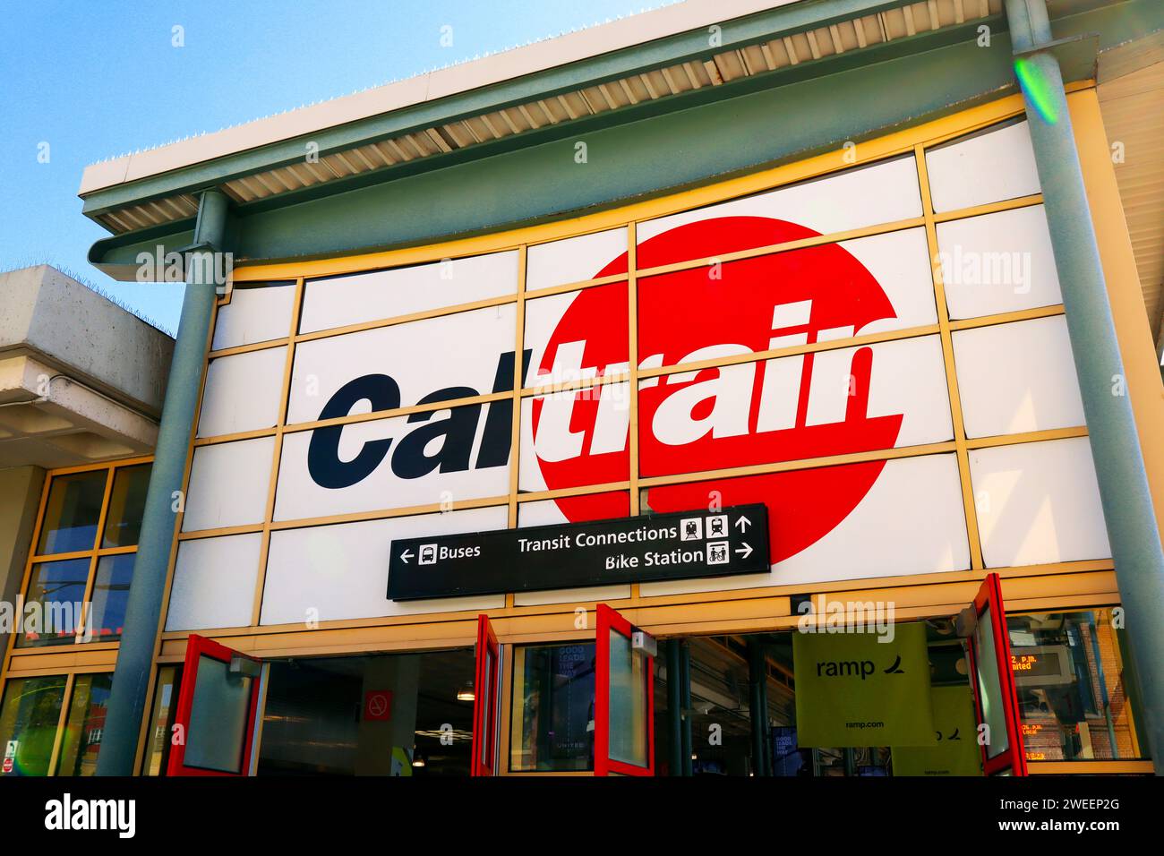 Caltrain locomotive hi-res stock photography and images - Alamy