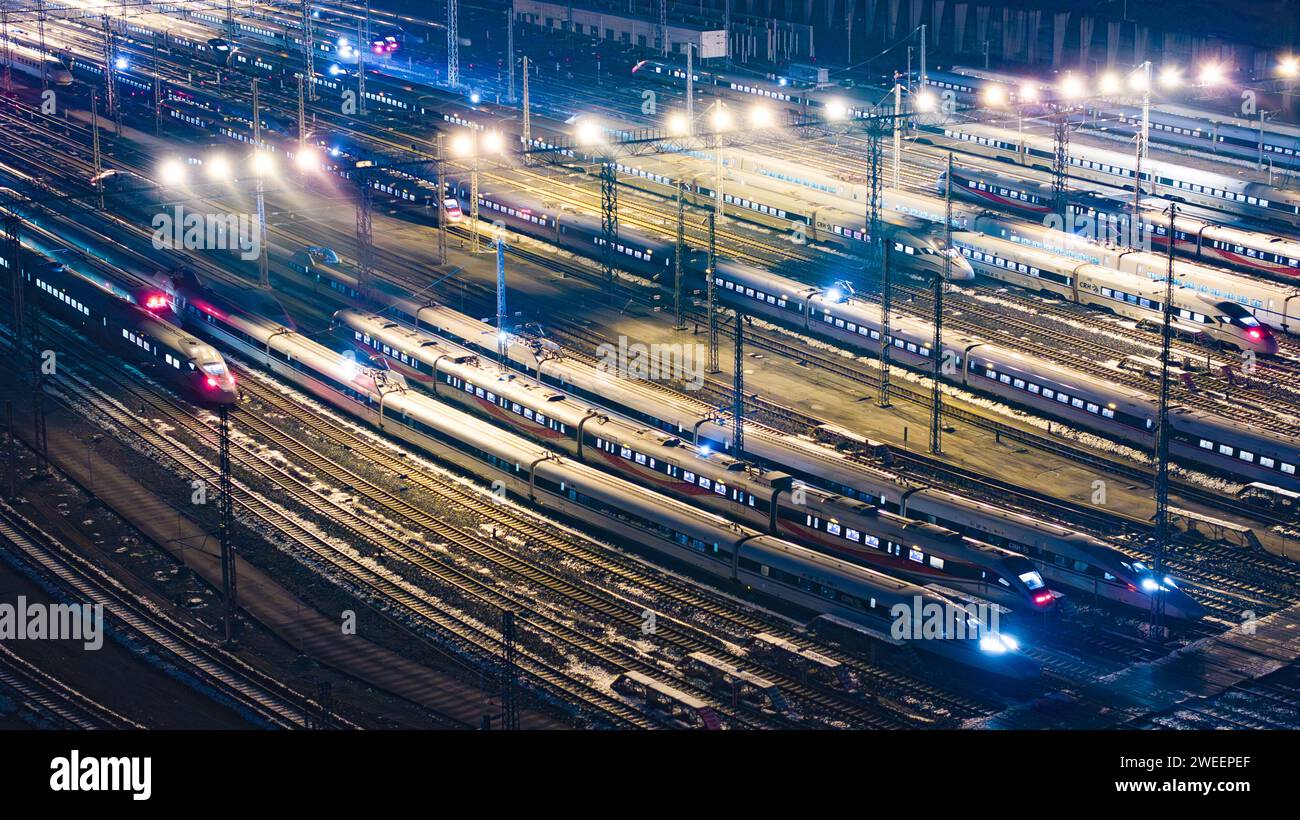 Guiyang. 25th Jan, 2024. An aerial drone photo taken on Jan. 25, 2024 ...