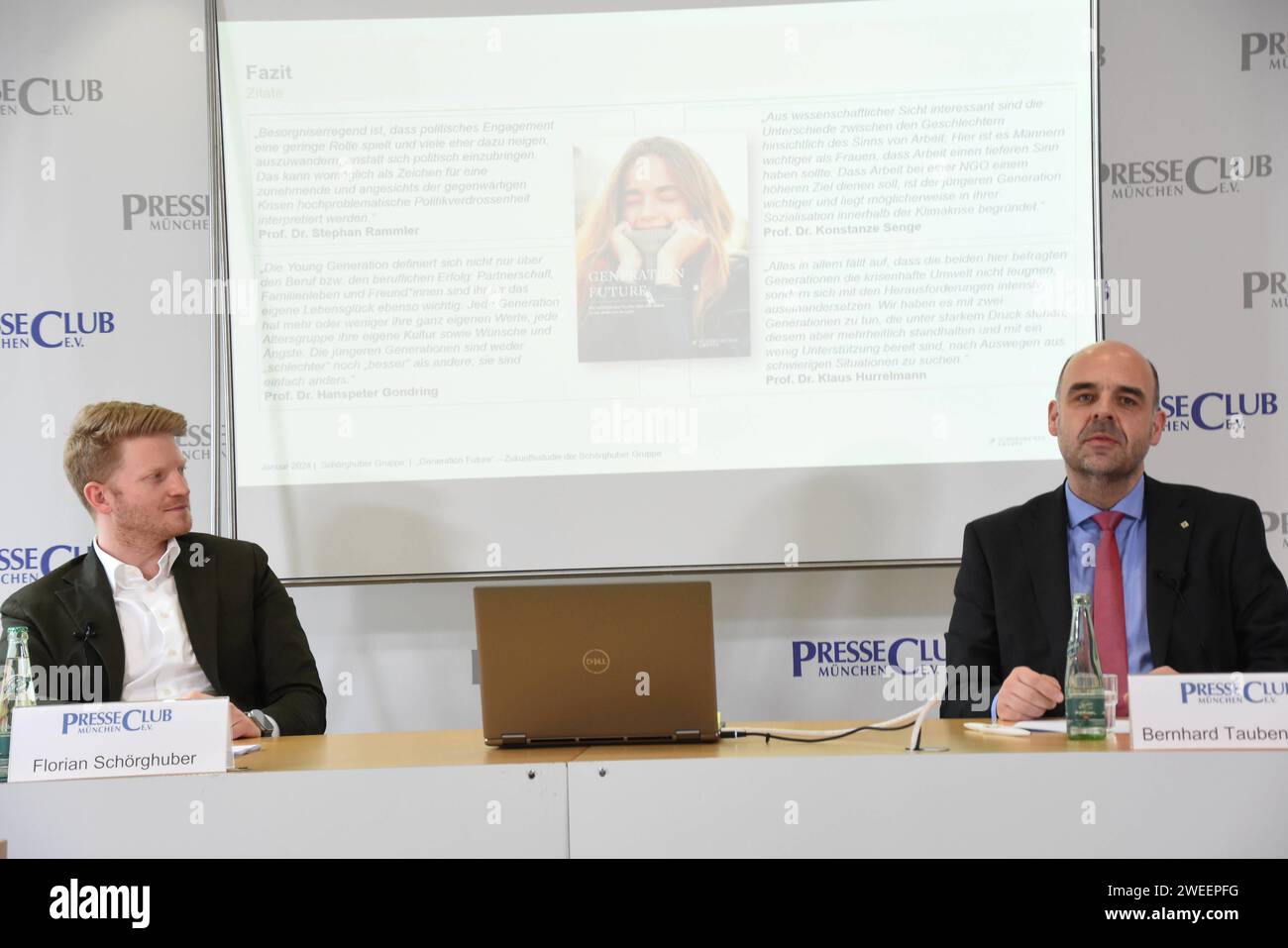 Florian Schoerghuber, Co-CEO, Schoerghuber Gruppe Bernhard Taubenberger, Studienleiter und Chief ...