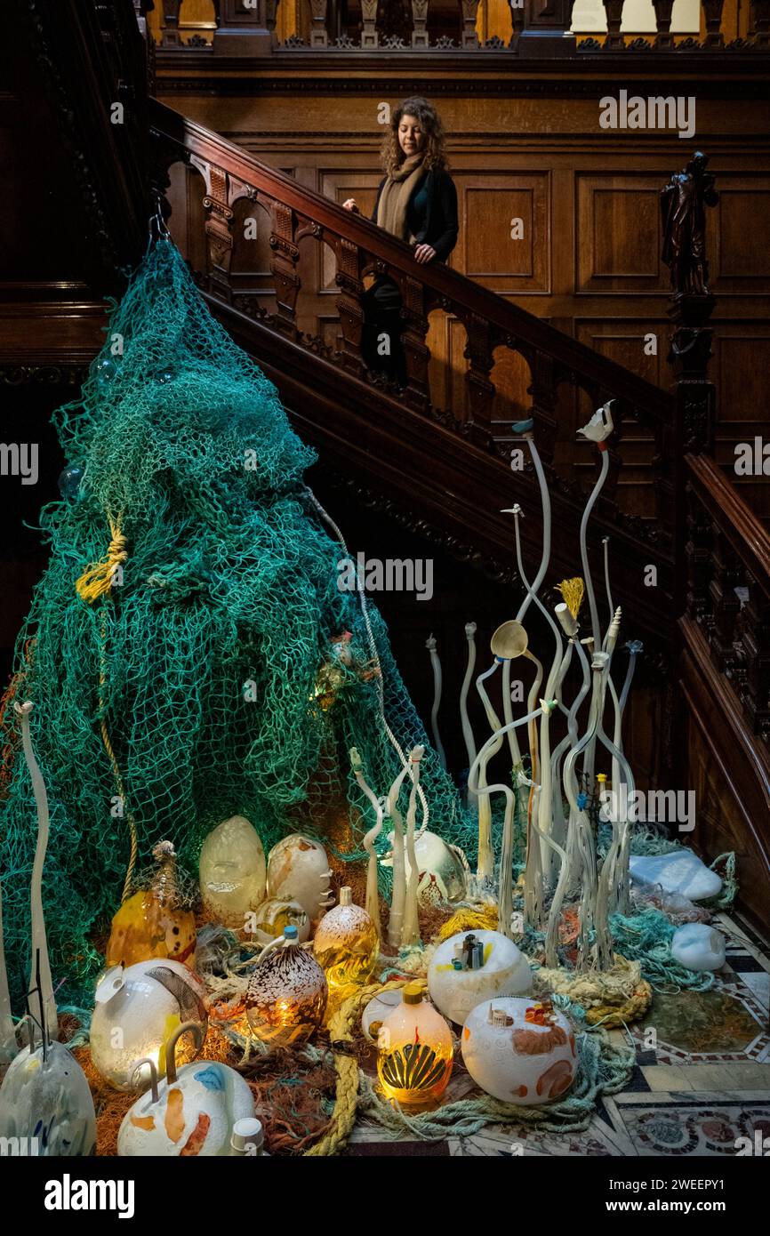 London, UK. 25 January 2024. 'Ghost Ocean', 2023, by Louis Thompson ...