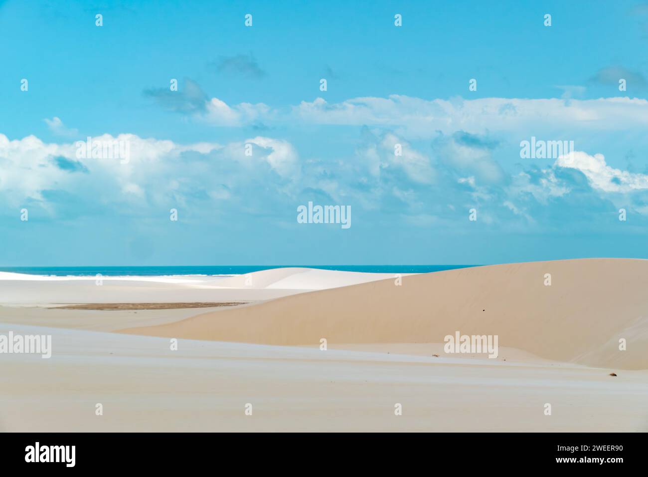 scenic salt desert landscape Lencois Maranhenses National Park - Parque ...