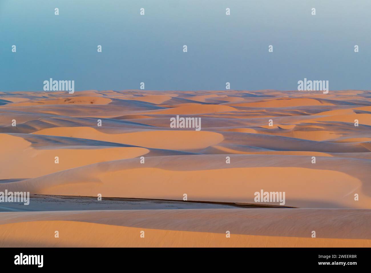 scenic desert dune landscape Lencois Maranhenses National Park - Parque ...