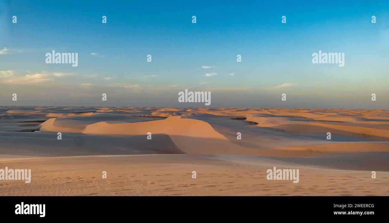 scenic desert dune landscape Lencois Maranhenses National Park - Parque ...