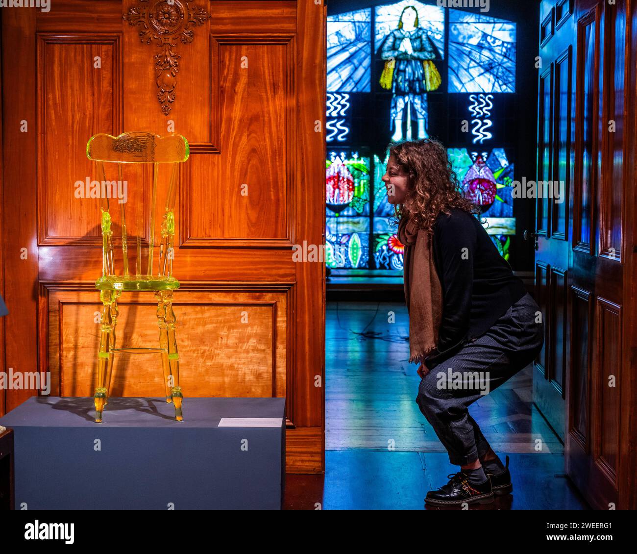 London, UK. 25th Jan, 2024. Elliot Walker, Chair, 2017, with in the ...