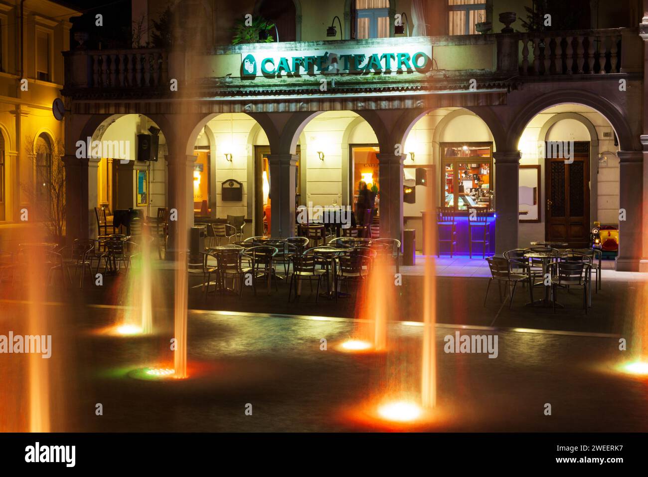 Gradisca D'Isonzo, Friuli, Italy - March 19, 2011: Piazza del Unita ...