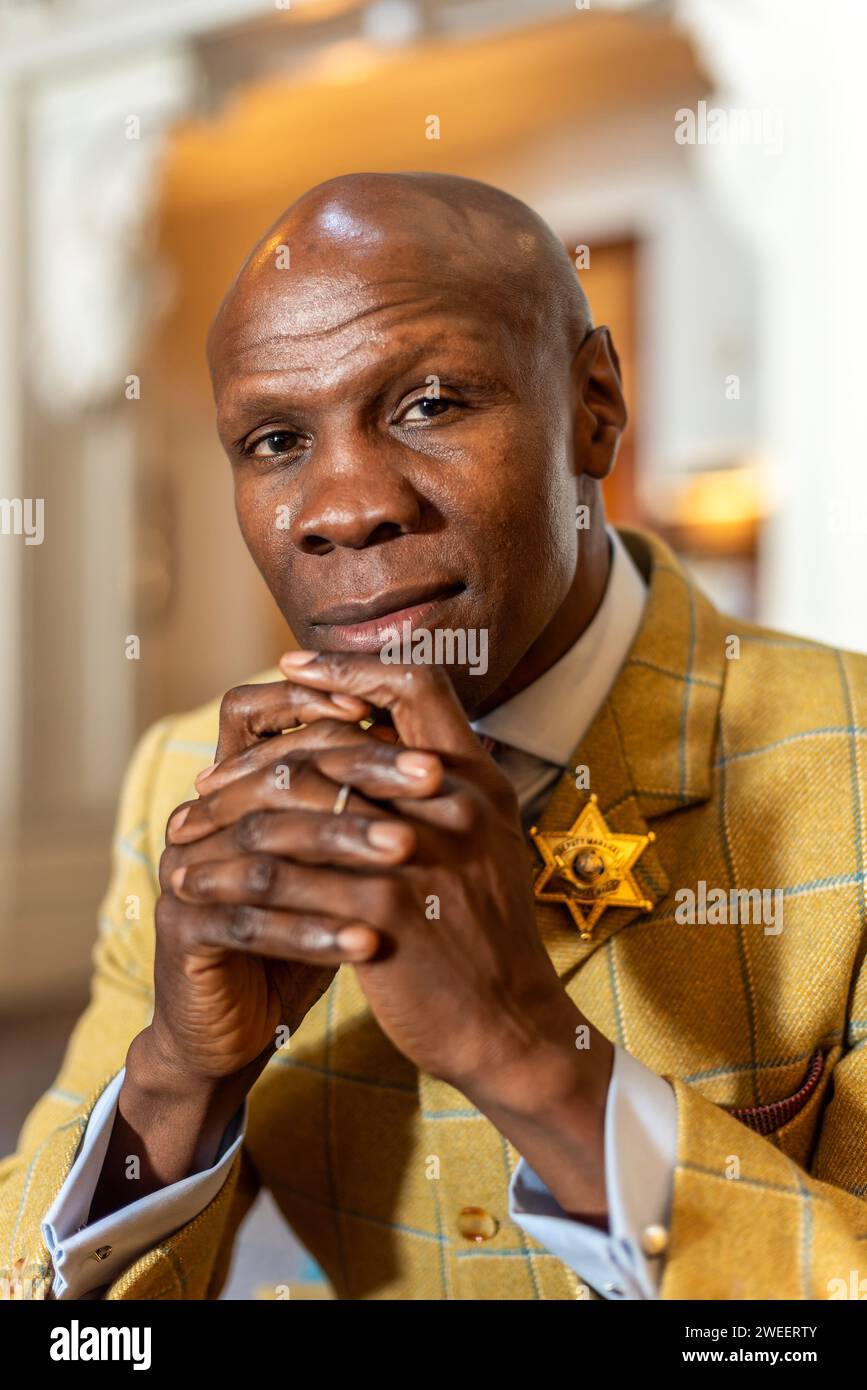 Boxer chris eubank hi-res stock photography and images - Alamy