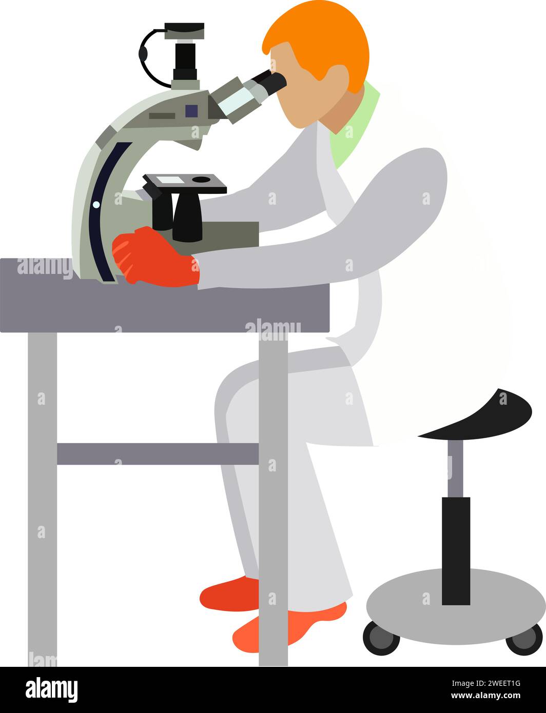 Sediments laboratory Stock Vector Images - Alamy