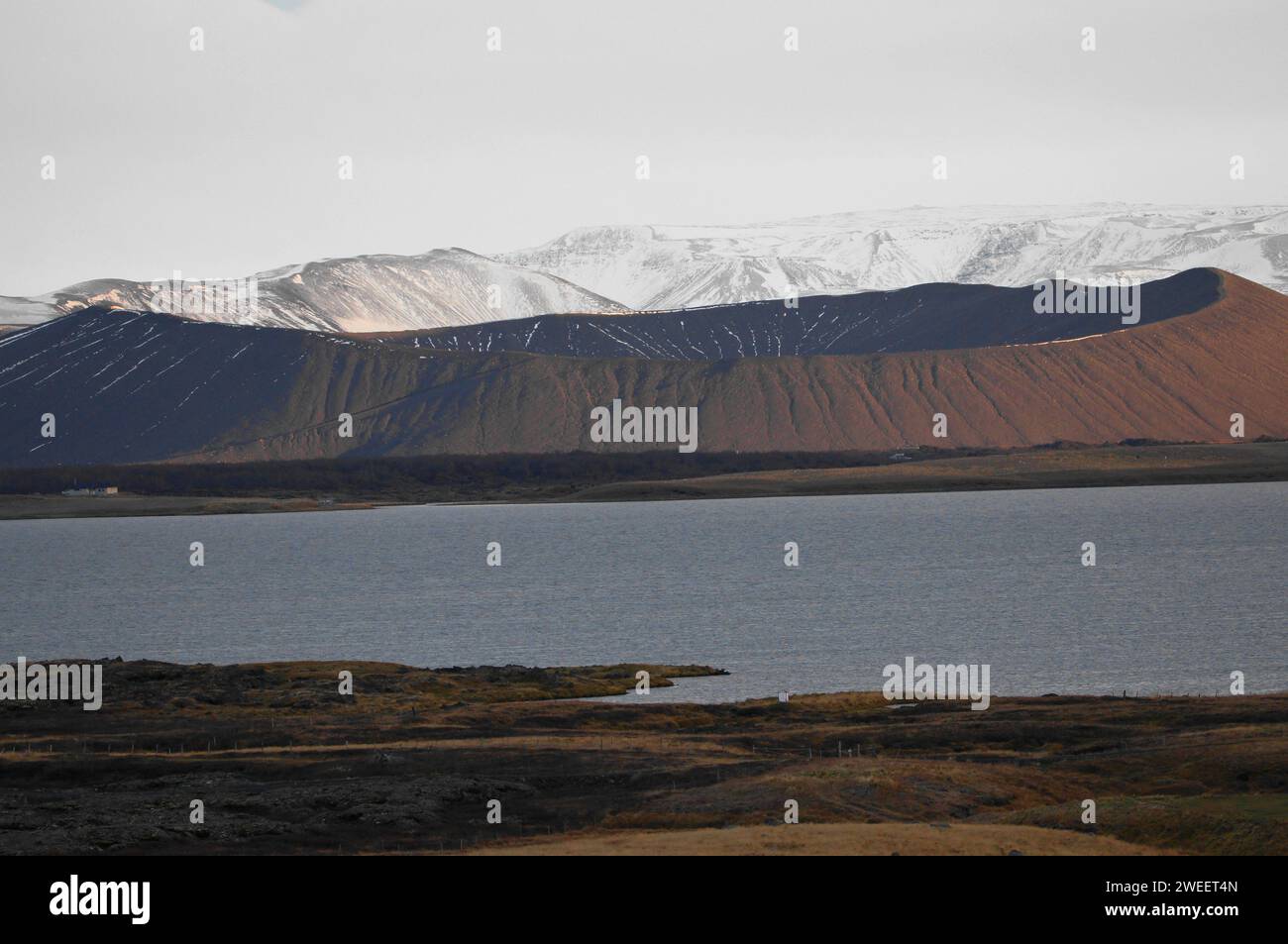 Lave Mývatn and the Hverfjall Volcanic Crater Tephra Cone, Northern ...