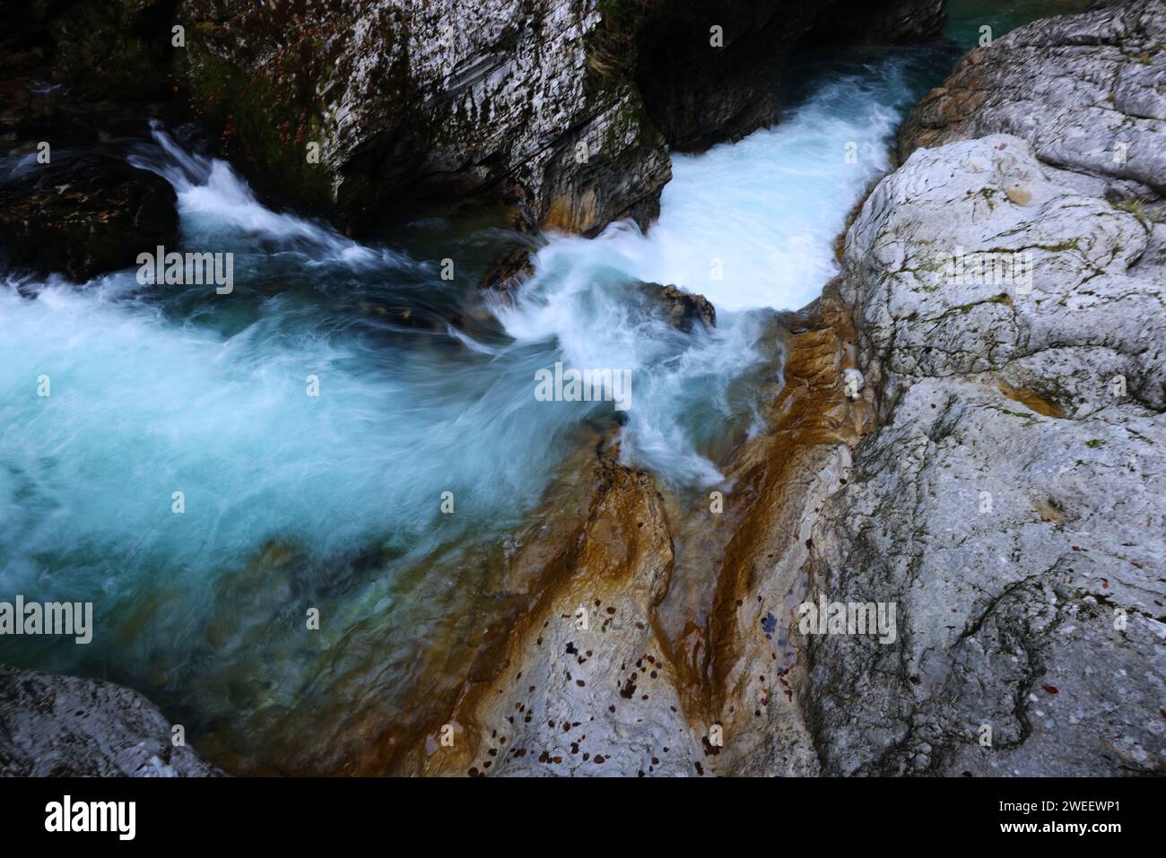 Schlucht, Vintgar, vintgar gorge, Slowenien, Triglav, Bled, Wildwasser ...