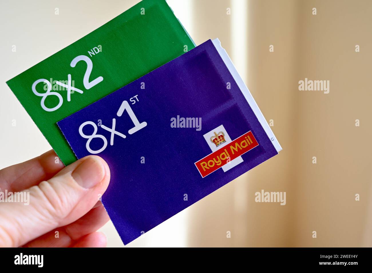 Second class stamp book hi-res stock photography and images - Alamy