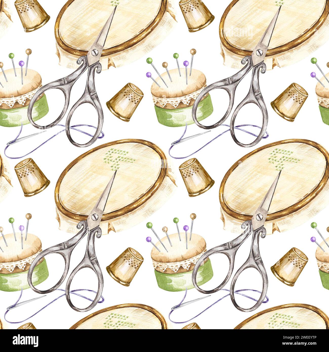 Embroidery stitch hi-res stock photography and images - Alamy