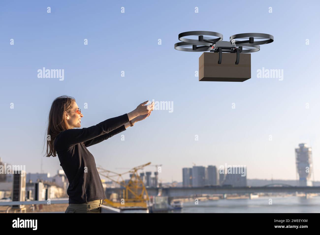 Received package hi-res stock photography and images - Alamy