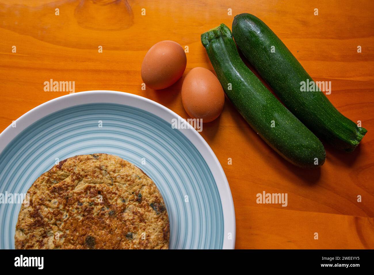 Courgette omelets hi-res stock photography and images - Alamy