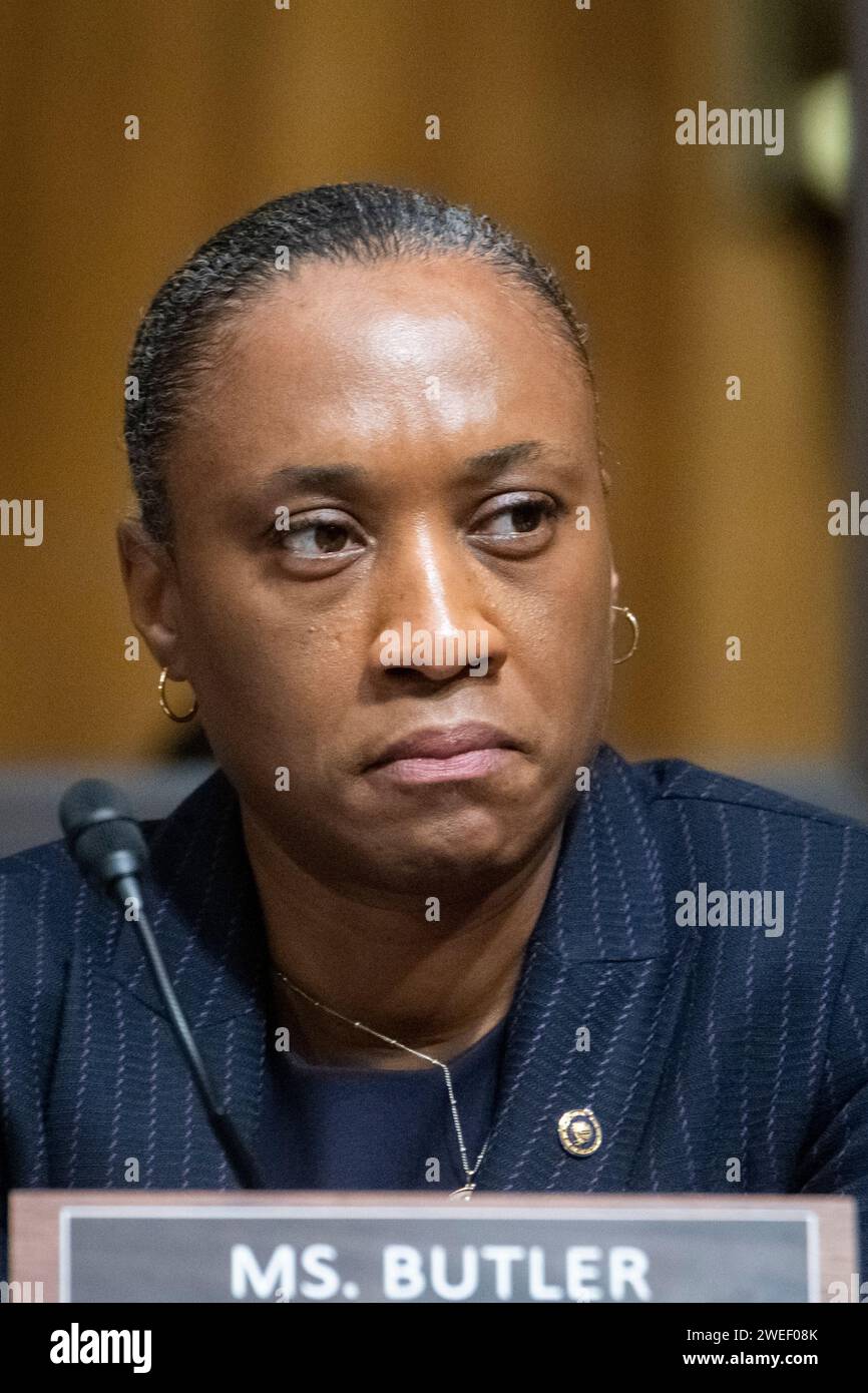 United States Senator Laphonza Butler (Democrat of California) attends ...