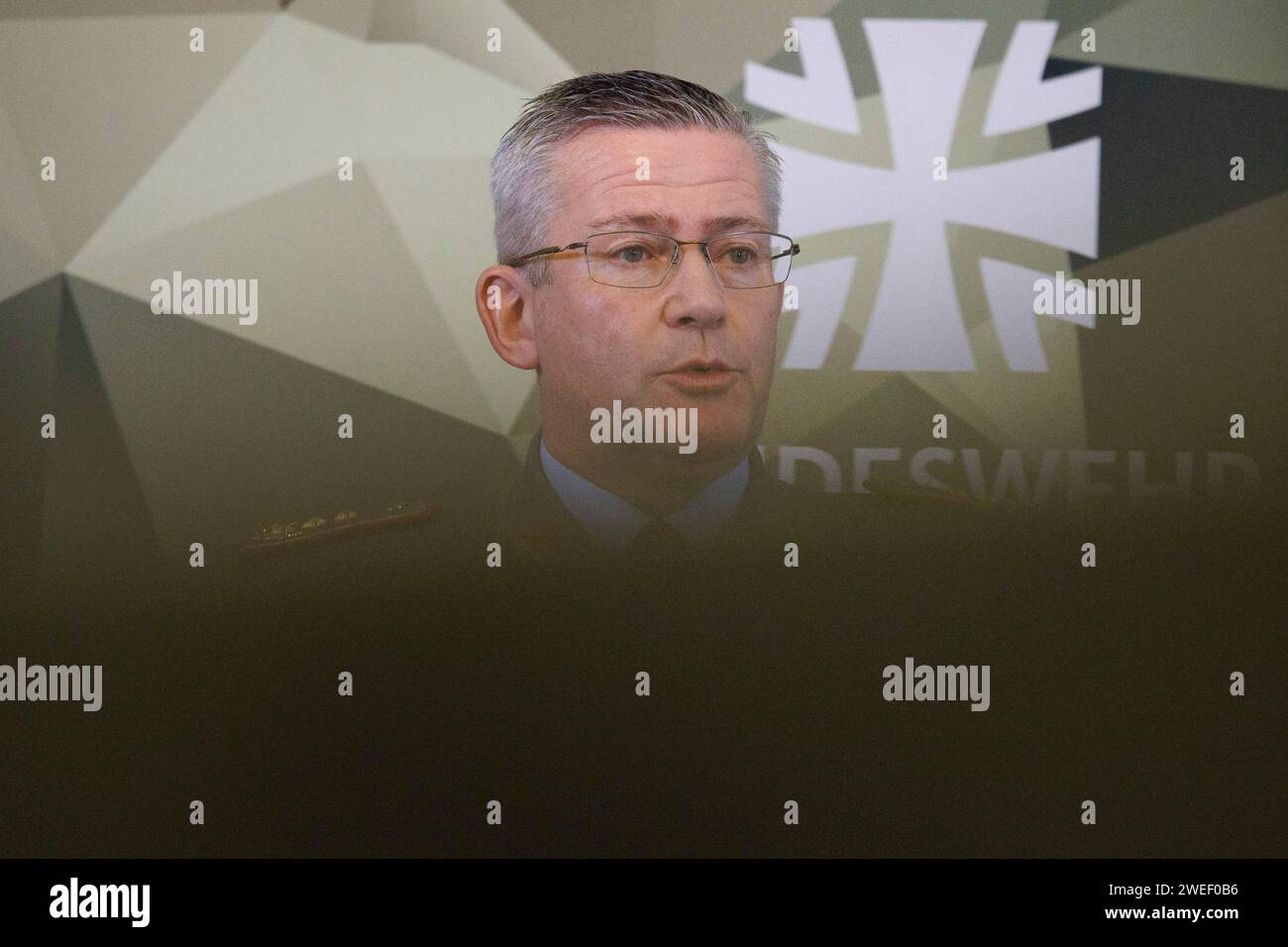 Berlin, Germany. 25th Jan, 2024. Lieutenant General Andre Bodemann ...