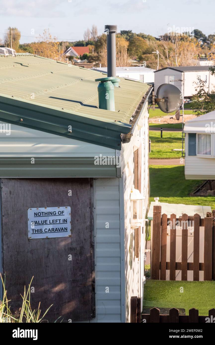 Caravan sign hi-res stock photography and images - Alamy